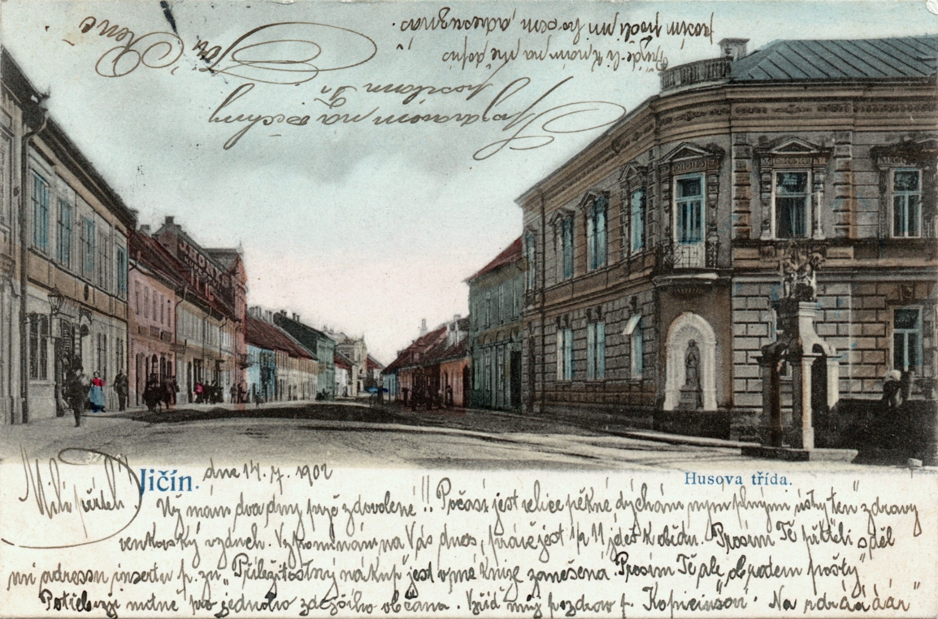 Husova ulice :: Pohlednicejicin